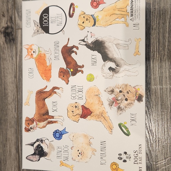 Rae Dunn | Toys | Nib Rae Dunn By Magenta Dog Breeds 00 Piece Puzzle 27 ...